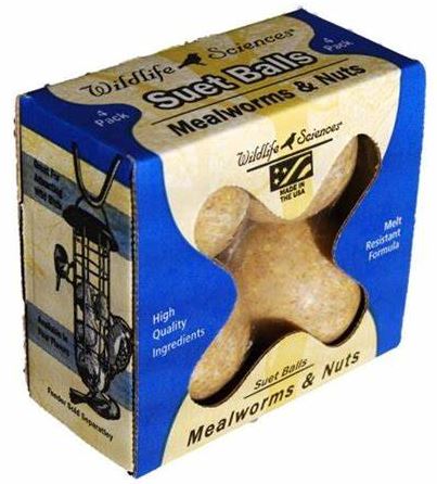 Cold Spot for Healthy Pets | WLS Suet Ball Insect & Nut Blend 4pk ...